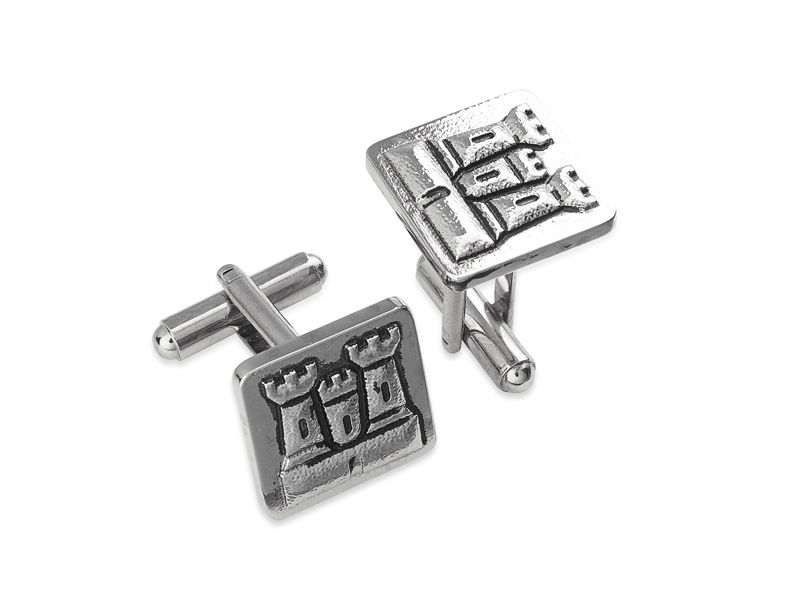 Castle Pewter Cufflinks | Made in Scotland | Celtic Art – Celtic Art Ltd